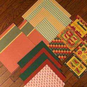 Office | Kentucky Derby Day Horse Races Scrapbookcraft Papers | Poshmark